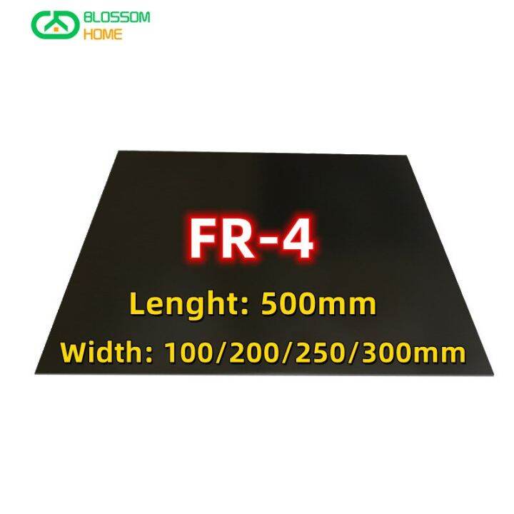 Lenght 500mm Black FR4 Fiberglass Sheet Glass Fibre Plate GFRP GF Board ...