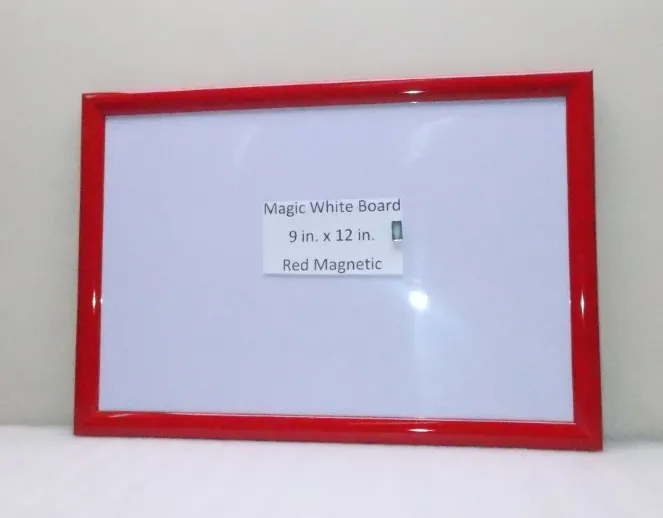 Magic White Board Red 9 In X 12 In Magnetic Lazada Ph