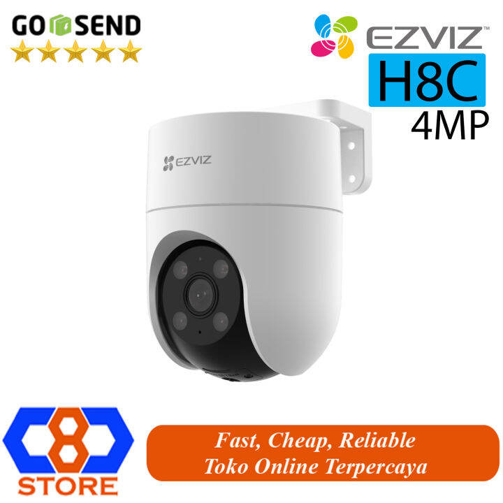 IP CAM CCTV EZVIZ H8C 2MP PAN & TILT WIFI OUTDOOR | Lazada Indonesia