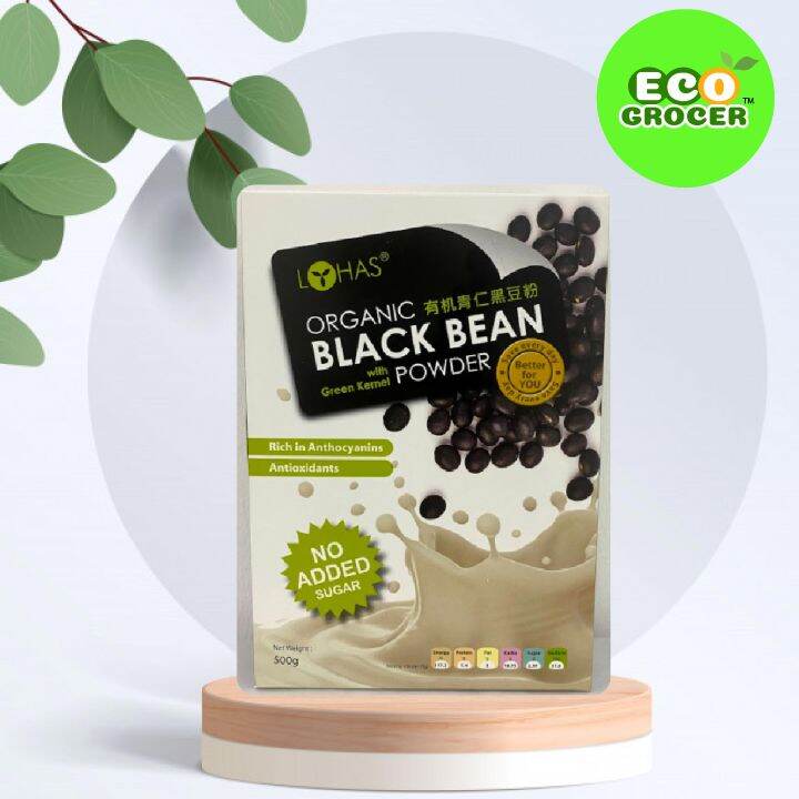 Lohas- Organic Black Bean with Green Kernel Powder ( No Added Sugar ...