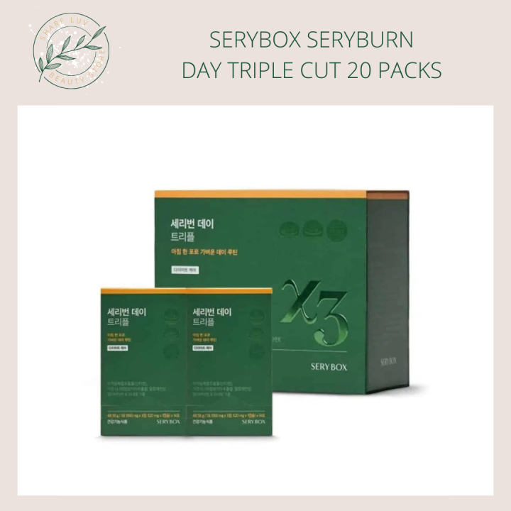 [Ready Stock] Serybox Seryburn Day Triple Cut 28 Packs | Lazada