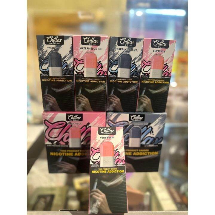 Vaper Chillax Go 5k Puffs Disposable Pod Lazada Ph