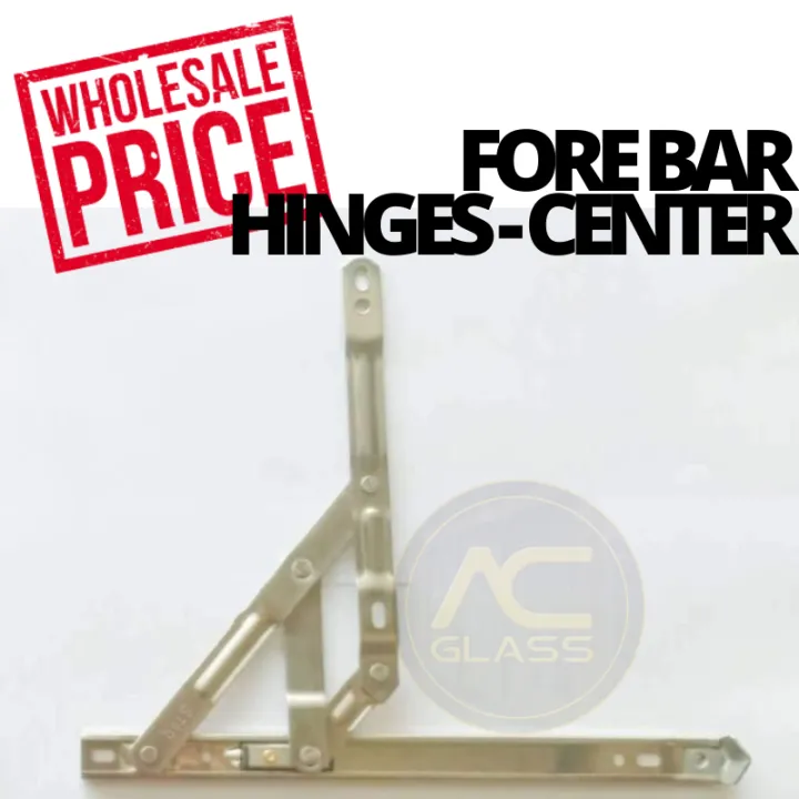 AC GLASS: FOREBAR HINGES 4BARS - CENTER | Lazada PH