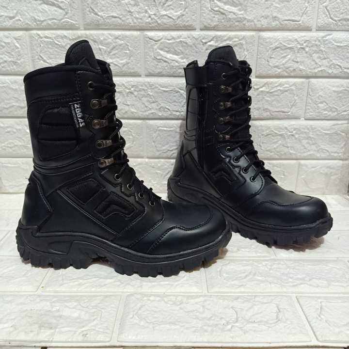 SEPATU PDL SATPAM TNI POLRI BRIMOB POLISI,SEPATU SAFETY UJUNG BESI ...