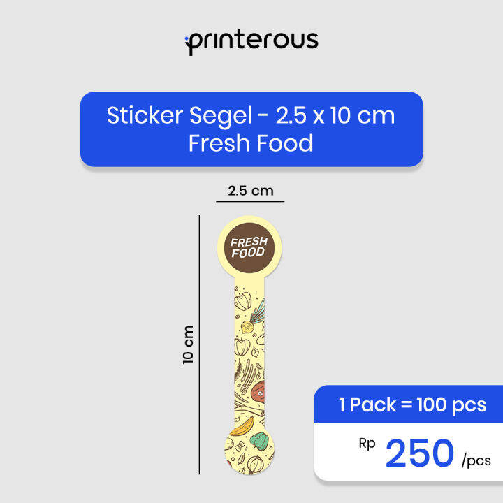 Stiker Segel Botol Toples Jar / Stiker Seal / Stiker Kemasan / Stiker ...