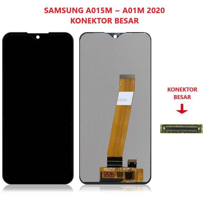LCD SAMSUNG GALAXY A015 ~ A01 2020 ~ SOCKET BESAR/ KONEKTOR BESAR ...