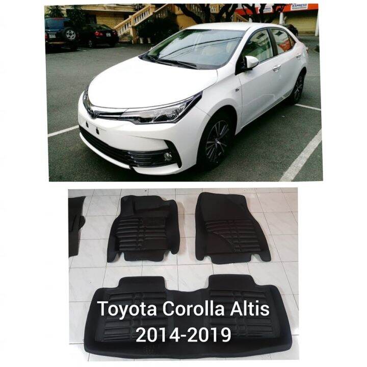 Toyota Altis 2014-2019 Deepdish Matting Altis Deep Dish car mat Altis ...