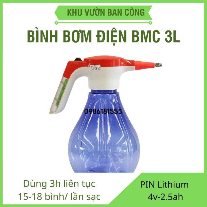 Bình Bơm Tự Động Phun Sương Cầm Tay Chính Hãng BMC 3l Tiện Lợi, Tưới ...
