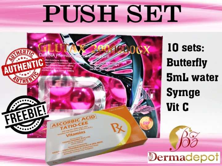 Glutax 2000000gx 2MGX DualNA Premium Recombined Cell complete push set ...