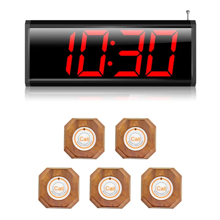 KERUI Restaurant Pager Wireless Calling System Receiver Host Alarm ...