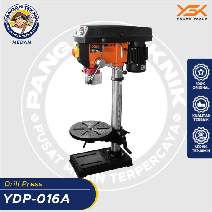 Mesin Bor duduk 16mm Yasuka YDP-016A | BENCH DRILL 16MM YASUKA | MESIN ...