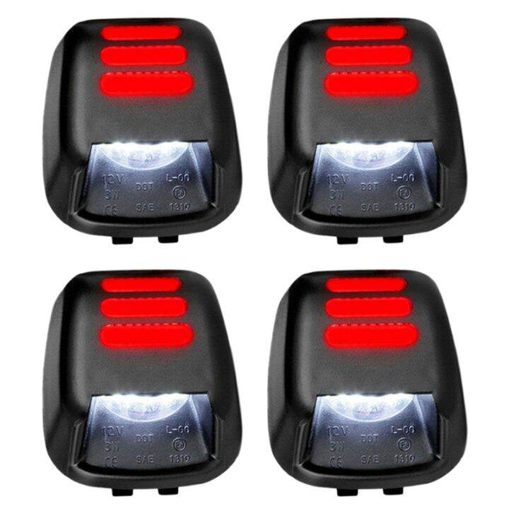 2X Car LED License Plate Lights Rear Light Waterproof Taillamp for ...