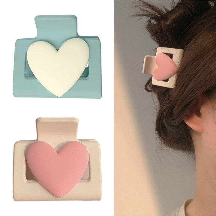 Yidea Hongkong】กิ๊ฟหนีบผมรูปหัวใจน่ารักสไตล์เกาหลีสำหรับผู้หญิง ...