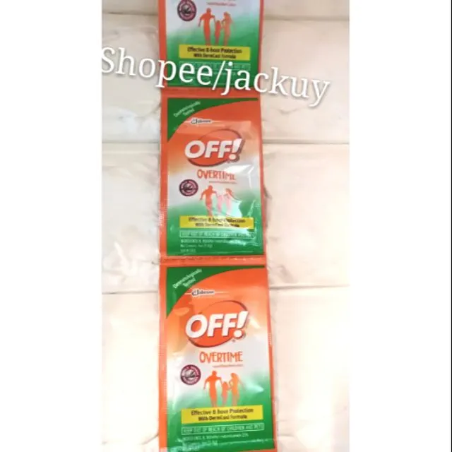 OFF overtime insect repellent lotion 12pcs110pesos | Lazada PH
