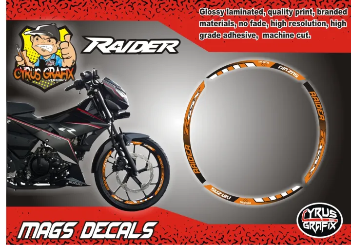 RAIDER MAGS DECAL STICKER | Lazada PH