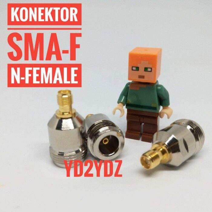 konektor antena ht adapter sma female to n female rf radio smaf sma-f ...