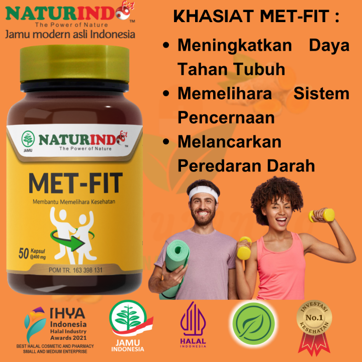 Met-Fit Naturindo Jamu Metabolisme Tubuh Membantu Memelihara Kesehatan ...