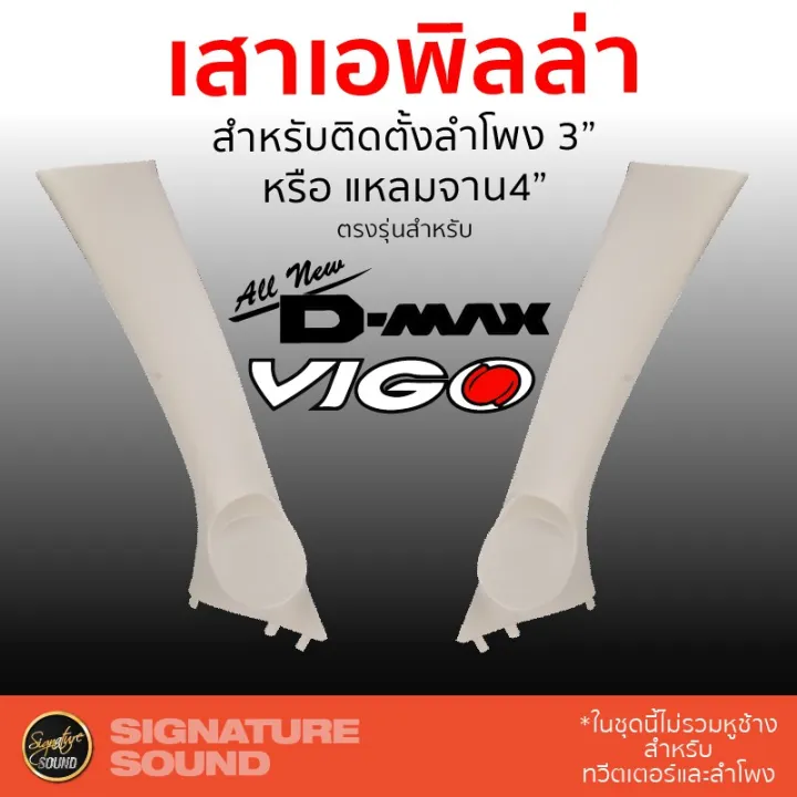 (Promotion+++ ) เสาเอพิลล่า A-Pillar เครื่องเสียงรถ ตรงรุ่น All new d ...