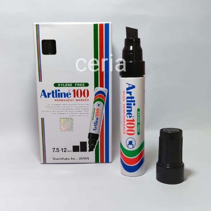 Artline Spidol Marker Jumbo EK - 100 Mata Spidol Persegi | Lazada Indonesia