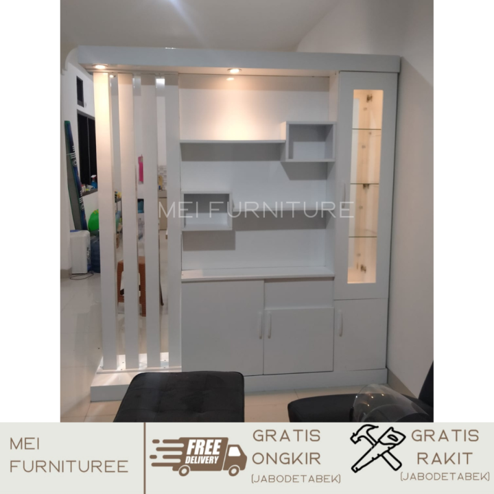 Lemari partisi ruangan minimalis modern - Pembatas ruangan / sekat ...