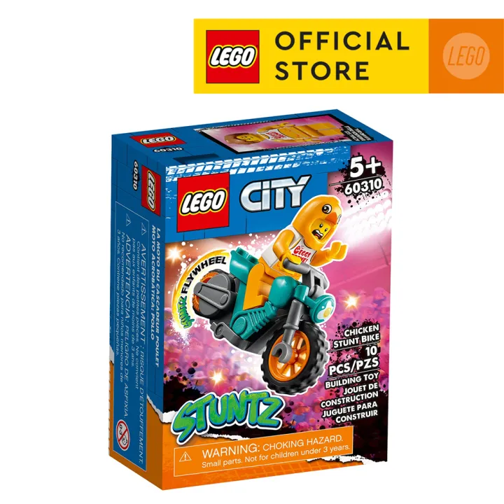 LEGO® City 60310 Chicken Stunt Bike, Age 5+, Building Blocks, 2022 ...