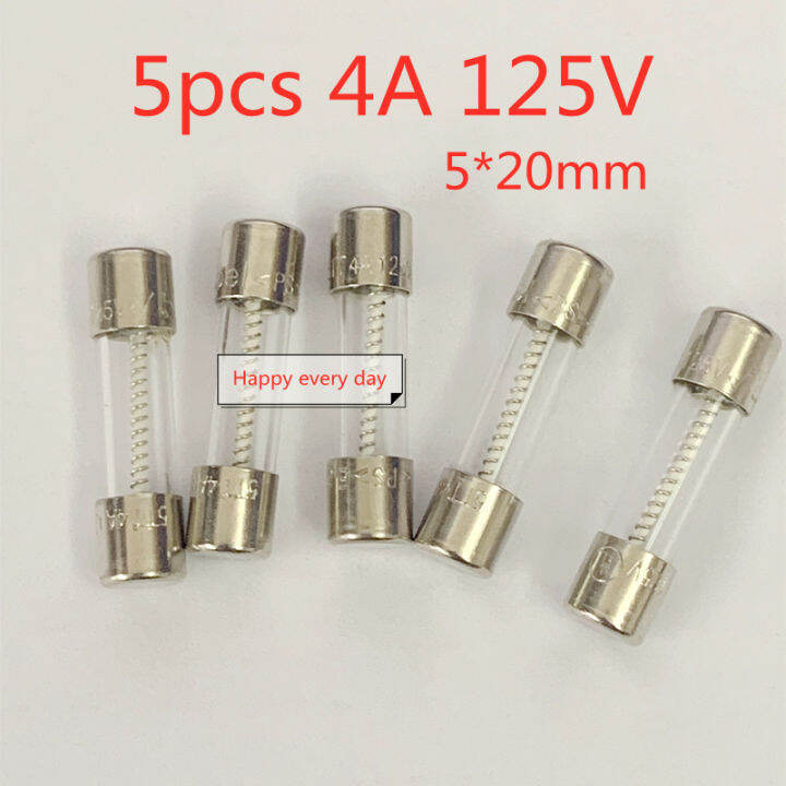 5 pcs 4A 125V 5X20mm T4A 125V 5TT4-R Wound Original BEL Glass Fuse ...