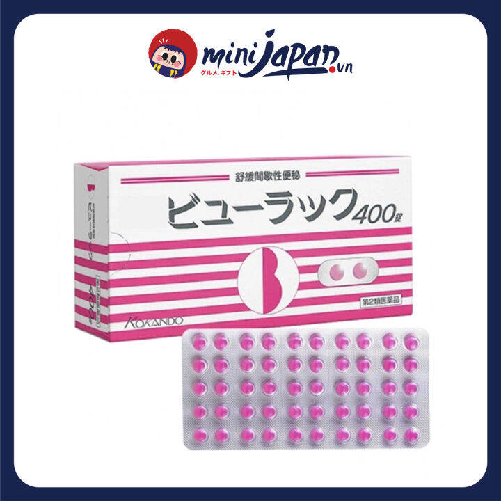 Vỉ 50 Viên uống nhuận tràng detox Kokando Byurakku hỗ trợ tiêu hoá ...