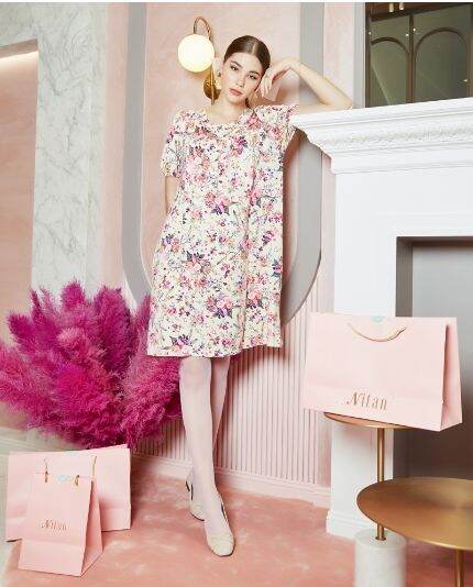 Nitan (นิทาน) เดรสให้นม ชุดคลุมท้อง Myrtle | Lazada.co.th