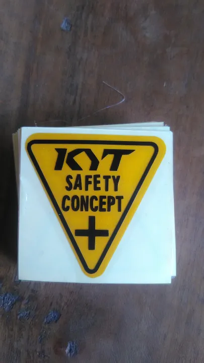 Stiker Safety Concept Stiker Catting Segitiga KYT NHK SHOEI AGV ...