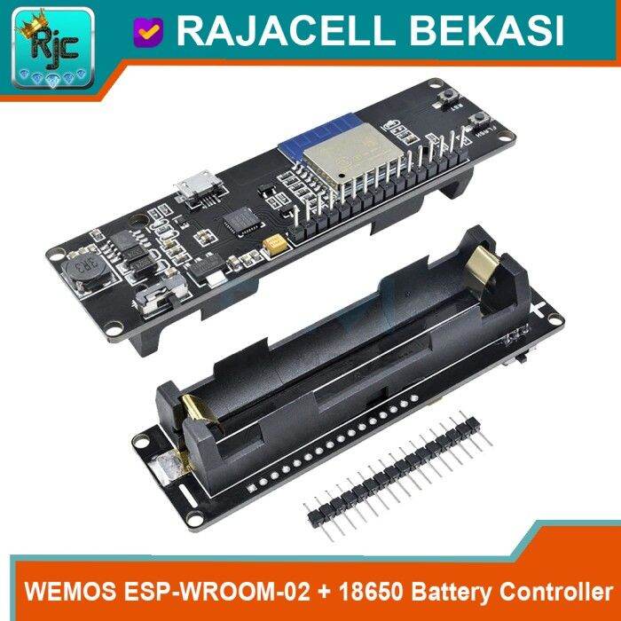 Wemos ESP Wroom-02 ESP8266 Development Board +18650 Battery Controller | Lazada Indonesia