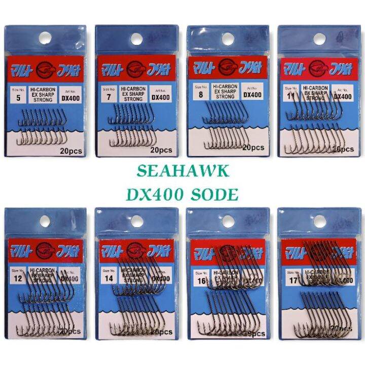 MATA UDANG SEAHAWK DX400 SODE SIZE #5 #6 #7 #8 #9 #10 #11 #12 #13 #14 ...