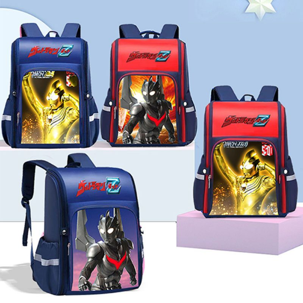 Primary School Student Ultraman Waterproof Backpack/Beg Galas Kalis Air ...