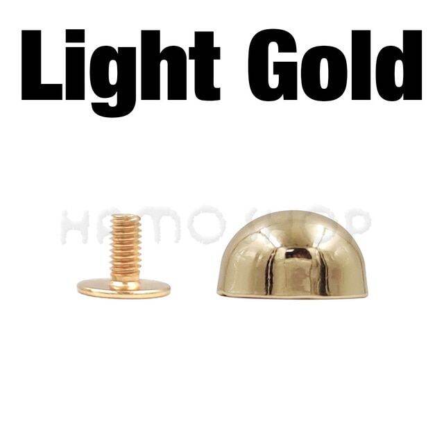 10sets 8/10/12/15/20mm Metal Dome Rivet Screw Spike Studs Punk Spots ...