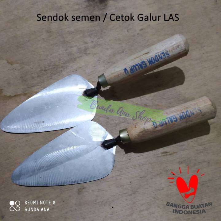 Cetok / sendok semen galur Las ukuran sedang +- 18 cm | Lazada Indonesia