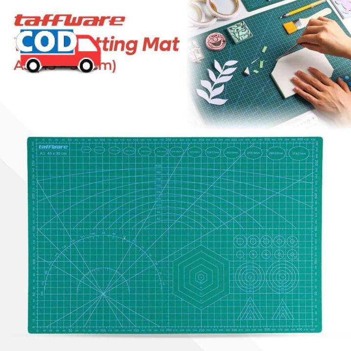 Matras Alas Potong Kertas Kain A3 45 x 30cm Garis Kotak Akurat Simetris ...