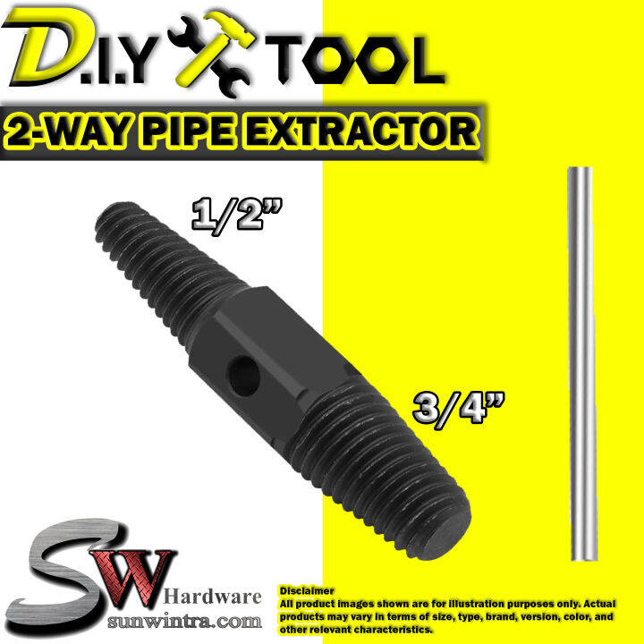 SW Hardware 2-Way Pipe Extractor 1/2 Inch / 3/4 Inch | Lazada