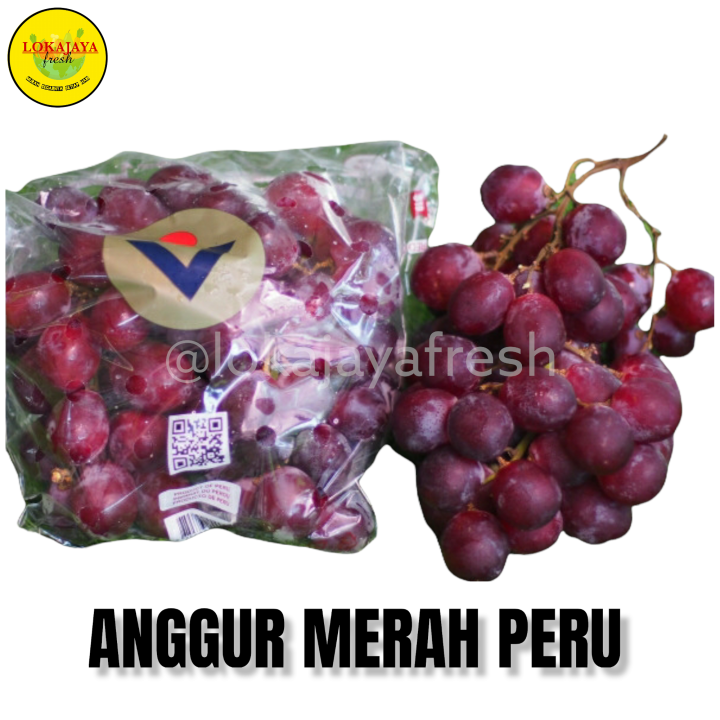 buah anggur merah peru segar 1 kg | Lazada Indonesia
