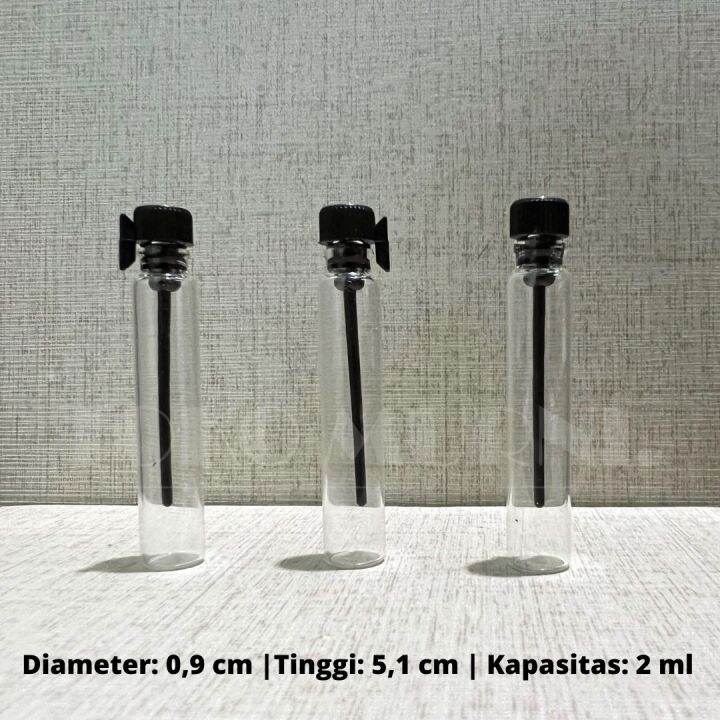 Botol Lidi / Botol Tester / Botol Tester Parfum 2ml (100 pcs) | Lazada ...