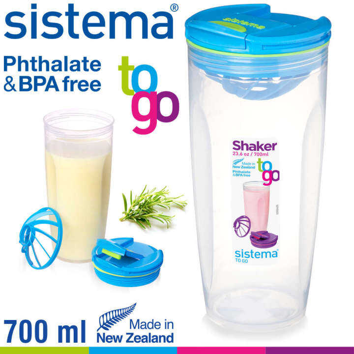 ระบบ Sistema To Go 700ML Shaker 5สี | Lazada.co.th
