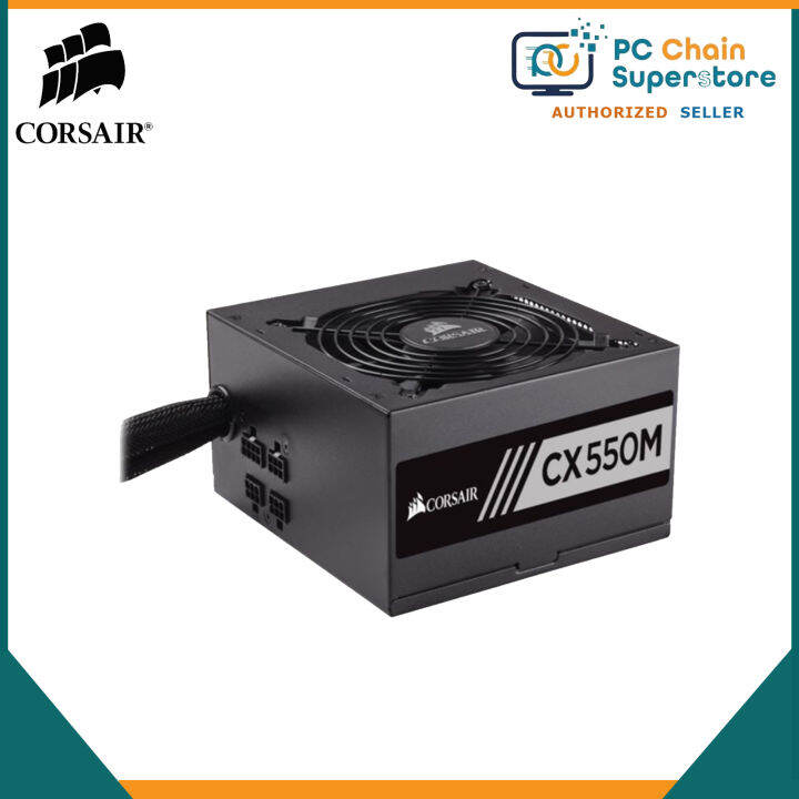 Corsair CX550m 550W 80+ Bronze Semi Modular ATX Power Supply | Lazada PH