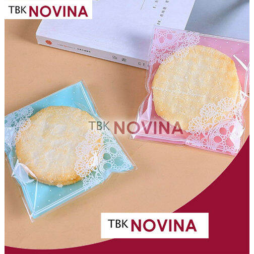[10 PCS] PLASTIK COOKIES BAG 10x10 / KANTONG PLASTIK OPP SEAL COOKIES ...