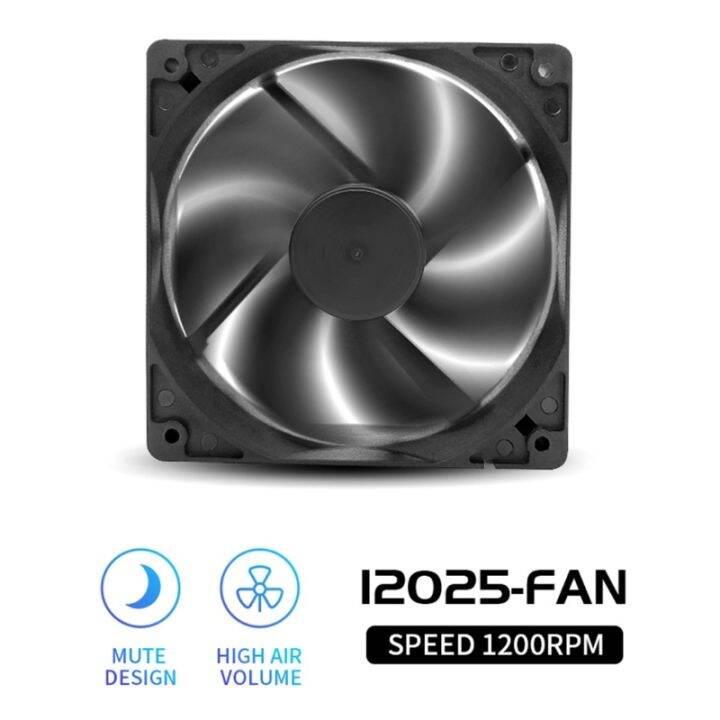 4Pin 3Pin 120mm PC Case Fan Quiet 12cm Cooling Fan Silent Computer CPU ...