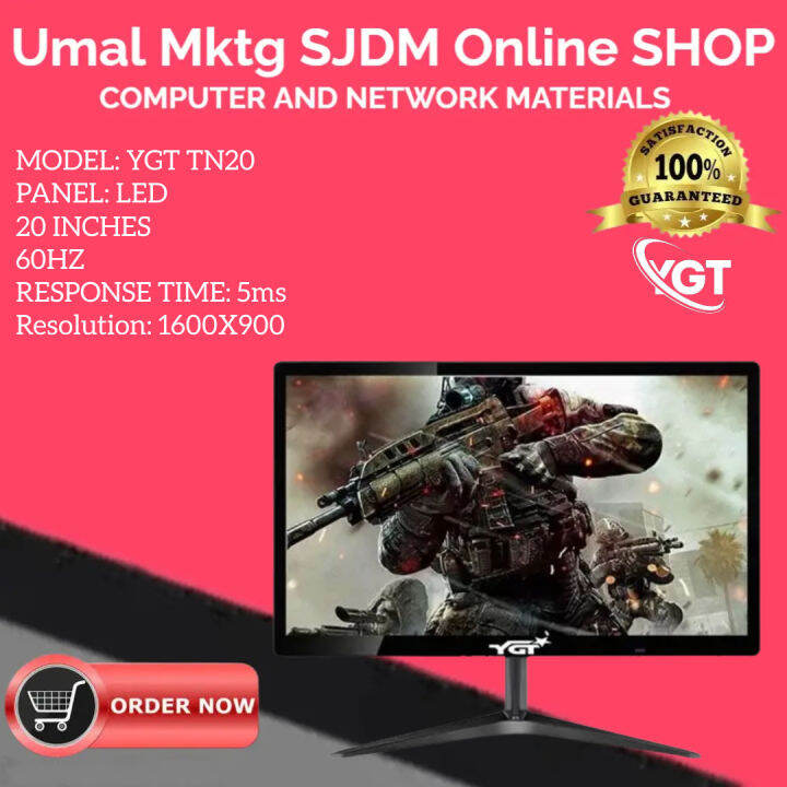 YGT TN20 SLIM GAME DISPLAY WIDE LED MONITOR | Lazada PH