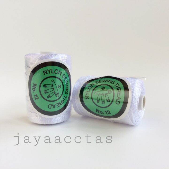 Benang nylon no.12 warna putih | Lazada Indonesia
