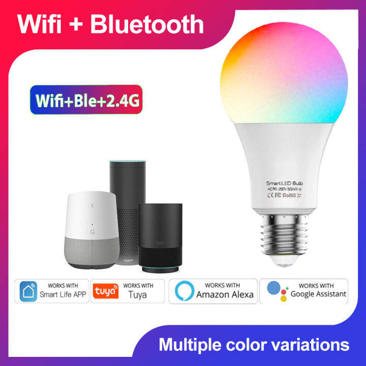 Tuya Home Rgb 10W Led Smart Bluetooth Art Bulb Smart Light Bulb WIFI ...