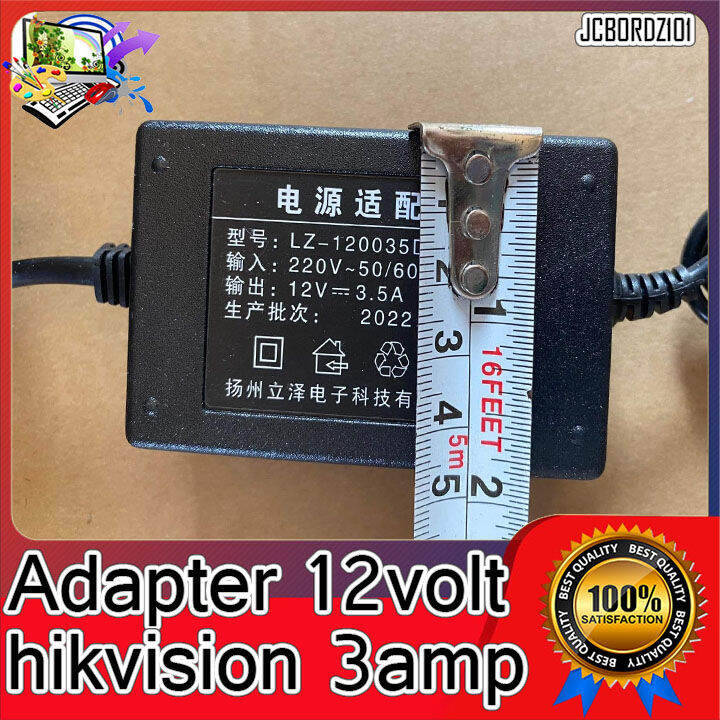 hikvision.. dahua nvr dvr adapter 12volt 3amp high standard quality ...