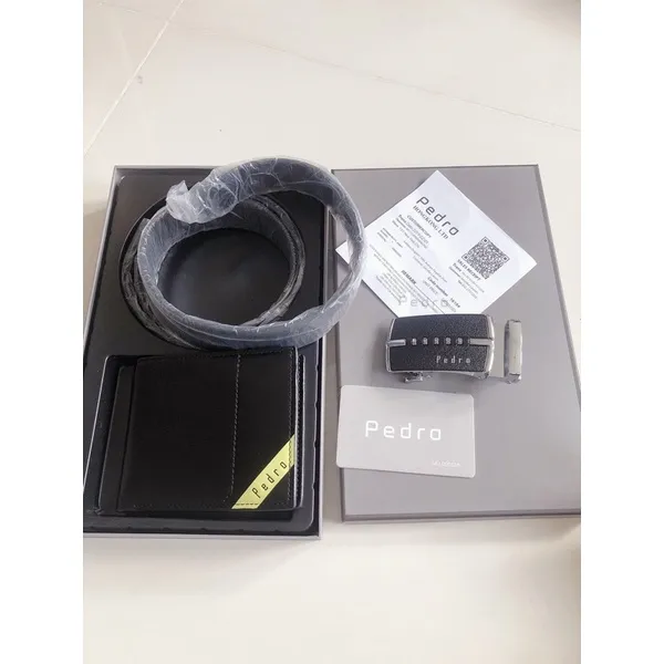 set of pedro belts and wallets for men full box | Lazada.co.th