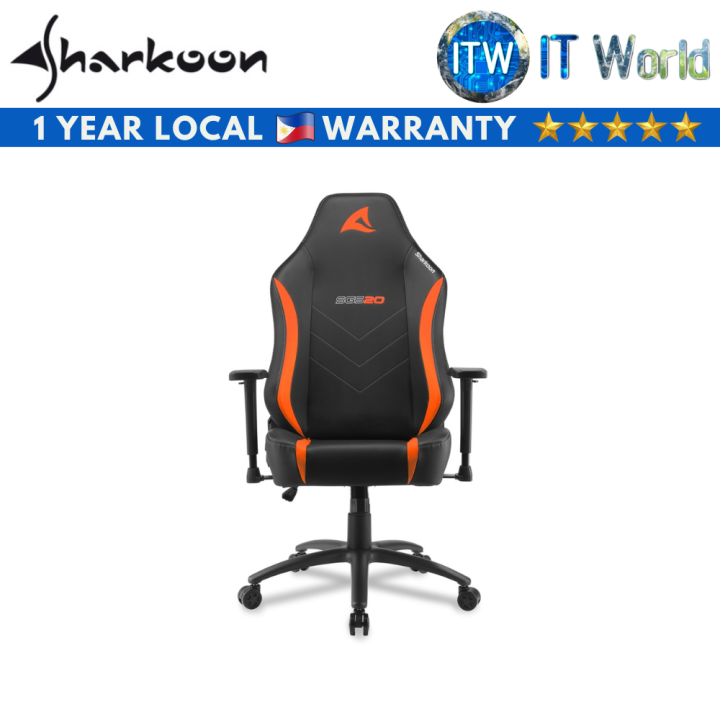 Itw | Sharkoon Skiller SGS20 Leather Gaming Chair (Black/Orange ...