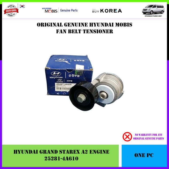 Hyundai Grand Starex A1 Engine Genuine Hyundai Mobis Fan Belt Tensioner ...