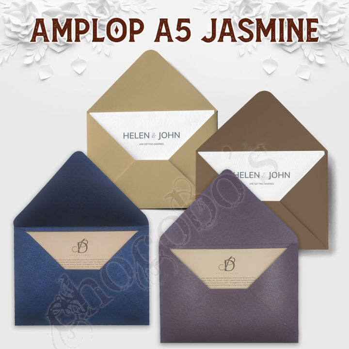 AMPLOP A5 JASMINE PAPER | AMPLOP UNDANGAN | Lazada Indonesia